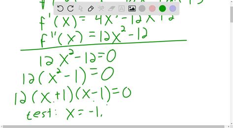 solved determine the intervals where the graph of the given function is concave up and concave