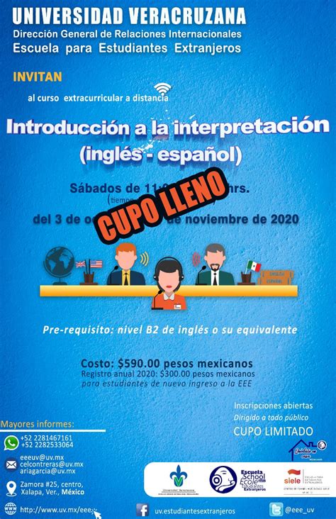Curso Introducción a la interpretación inglés español 2020