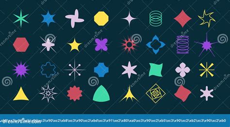 Graphic Shapes Pattern Figure Elements Abstract Circle Brutalist