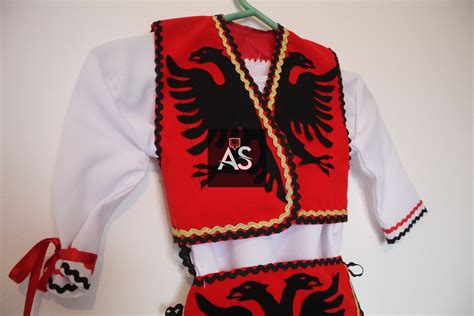 North Albanian Traditional Costume For Girls Folk Kostum Per Femije