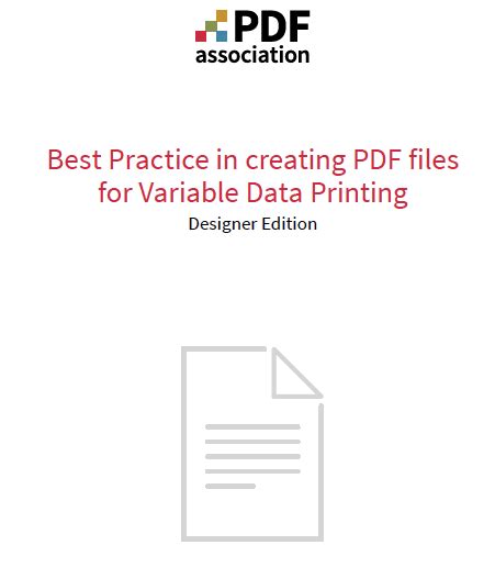 best practice in creating pdf files for variable data printing designer edition pdf association