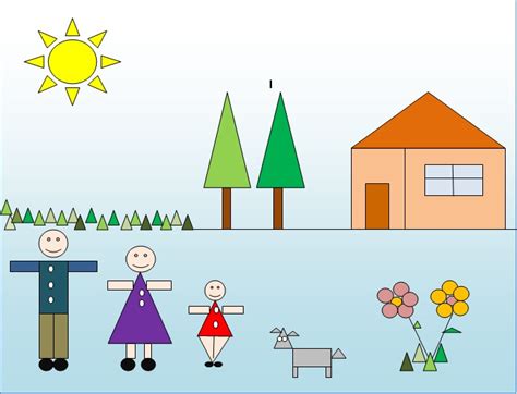Que Dibujo Se Puede Hacer Con Figuras Geometricas Imagui