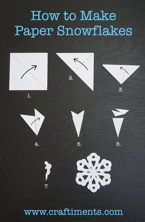 How To Make A Snowflake Step By Step Out Of Paper