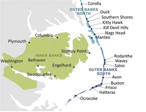 Outer Banks Map Corolla