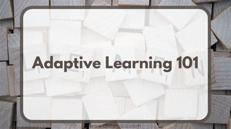 Adaptive Learning 101 PPT