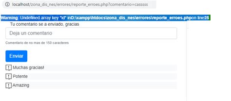 Error extraño Warning Undefined array key problema con variable GET