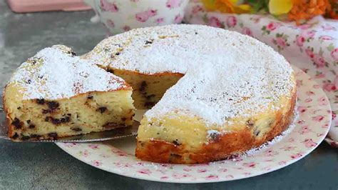 Gâteau au yaourt et aux pépites de chocolat sans gluten ni gras