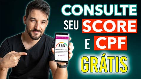 Como Consultar SERASA SCORE e CPF grátis YouTube