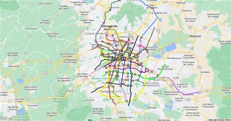 Plan Maestro Del Metro Y Metrobus Scribble Maps