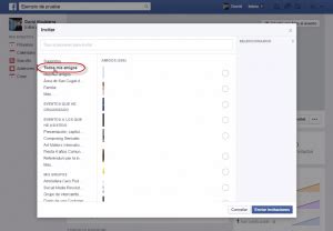 Cómo invitar a todos tus amigos de facebook a un evento