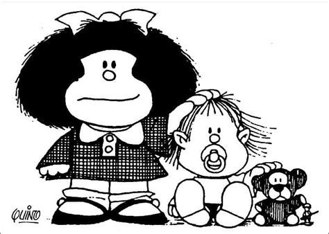 Dibujos De Mafalda Para Colorear Para Colorear Pintar E Imprimir