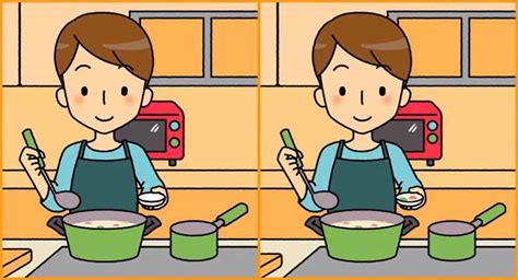 Arriverez vous à repérer les 3 différences entre les images d un garçon