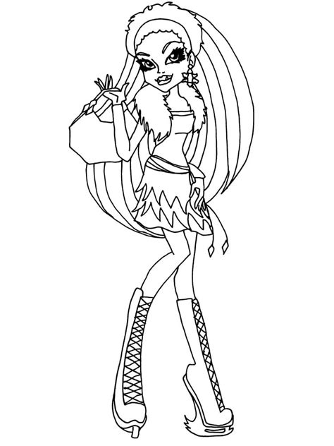 Monster High Tegninger Til Farvel Gning Farvelegning