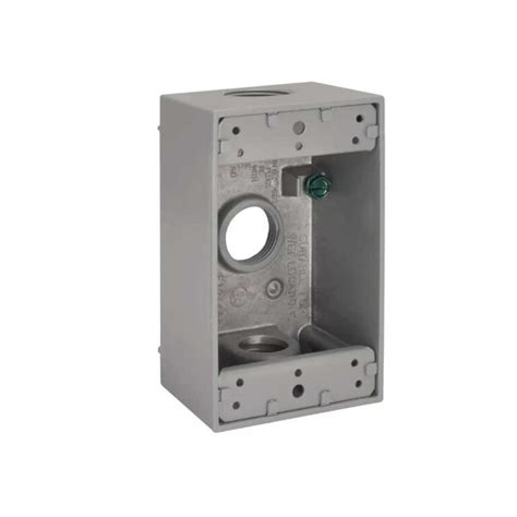 Caja Para Intemperie Salidas Gris Hubbell Cajas Canalizacion