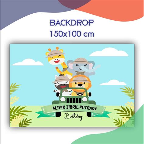 Jual Labelle Jaya BACKDROP ULTAH BACKDROP ULANG TAHUN SPANDUK ULTAH