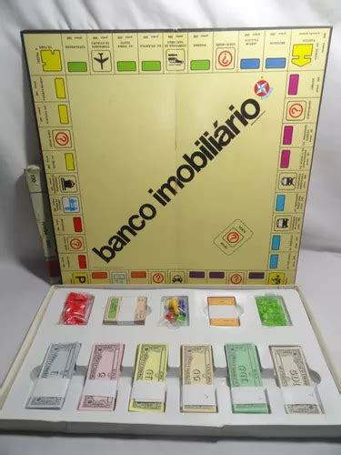 Antigo Jogo Banco Imobiliario Da Estrela Anos 80 Completo 05 à venda em
