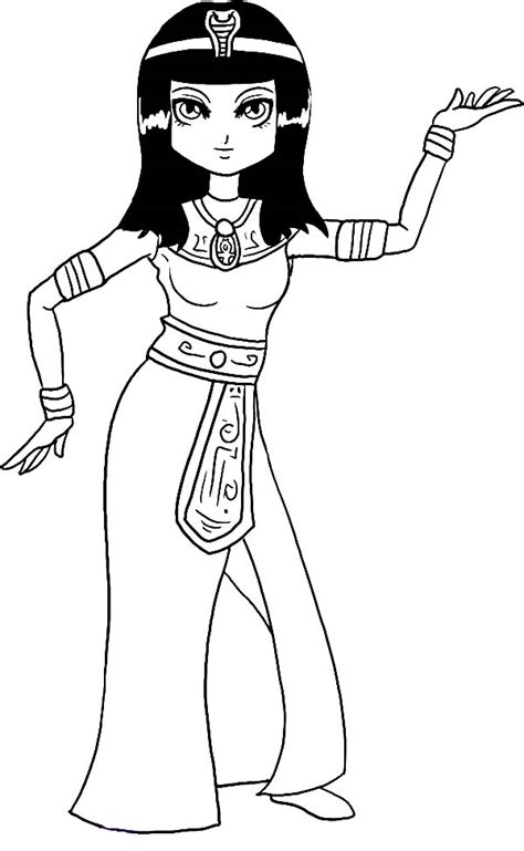 Desenhos Cleópatra Personagens para colorir Páginas para colorir