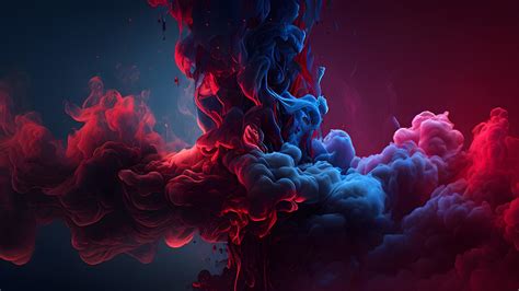 Abstract Colourful Smoke Realistic Wallpaper Background 20910102 Stock
