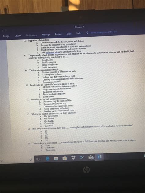 Solved Chapter 4 References Mailings Review View Help T 1 Chegg