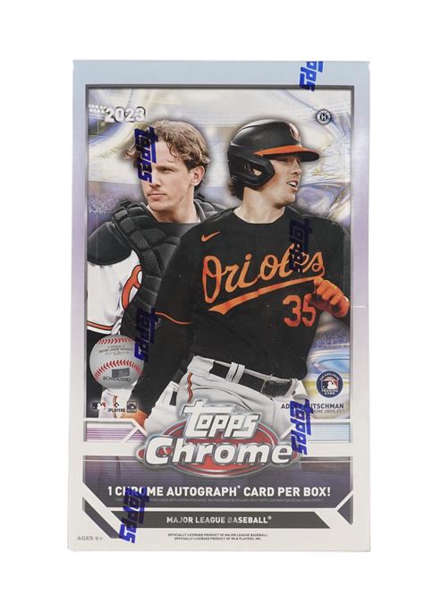 Topps Chrome Baseball Hobby Box Da Card World