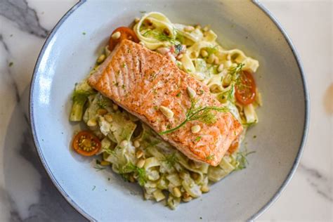Tagliatelle Met Venkel Kerstomaten Ricotta En Zalm Kris Kookt