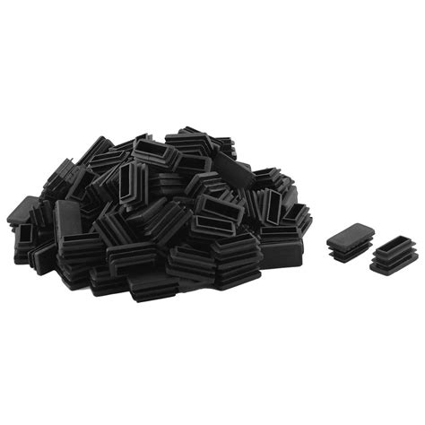 Unique Bargains 100 Pcs Antislip Plastic Rectangle 30mm X 15mm Chair