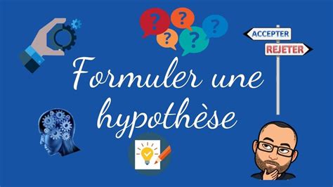 Fiches outils 2 Formuler une hypothèse YouTube