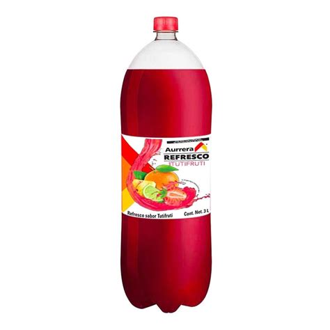 Refresco Aurrera Sabor Tutifruti 3 L Walmart