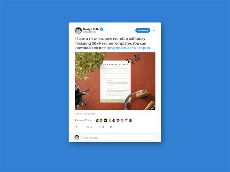 Free Twitter Template Nisma Info
