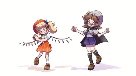 Flandre Scarlet Usami Sumireko Juliana And Florian Touhou And 2