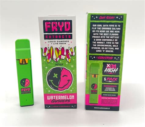 Fryd Gram Liquid Diamonds Live Resin Disposables Oc Collection