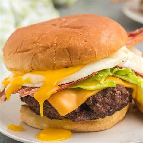 Fried Egg Burger Recipe Grillonadime