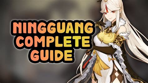 Updated Ningguang DPS Burst DPS Build Guide Genshin Impact YouTube
