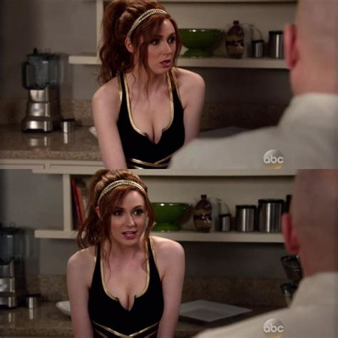 Karen Gillan Cleavage Famous Nipple