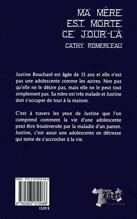 Livre Ma M Re Est Morte Ce Jour L Messageries Adp