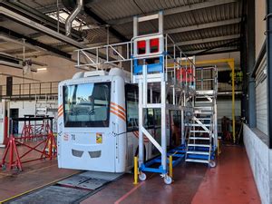 Mobile Platform For Bus Maintenance Esla