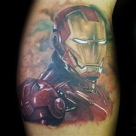 Iron Man Tattoo Designs For Men Tony Stark Ink Ideas