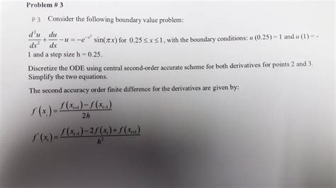 solved consider the following boundary value problem d 2