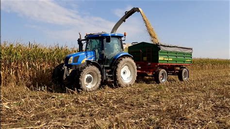 Kukurydza na kiszonkę 2022 New Holland ts110a Claas Jaguar Zetor