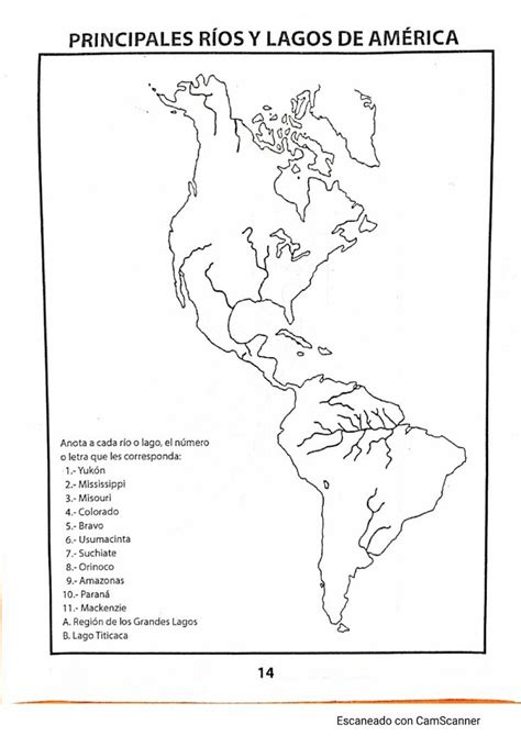 Top Imagen Planisferio Mapa De Rios Y Lagos Para Imprimir 5586 The
