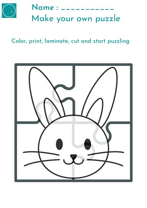 Free Printable Make Your Own Easter Puzzle Worksheets Teacha