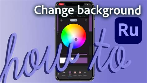 How To Change Background Color In Adobe Premiere Rush YouTube