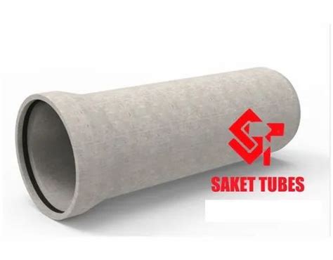Socket Spigot Round RCC 600 Mm NP3 S S Hume Pipe Np 2 Np 3 Size 2