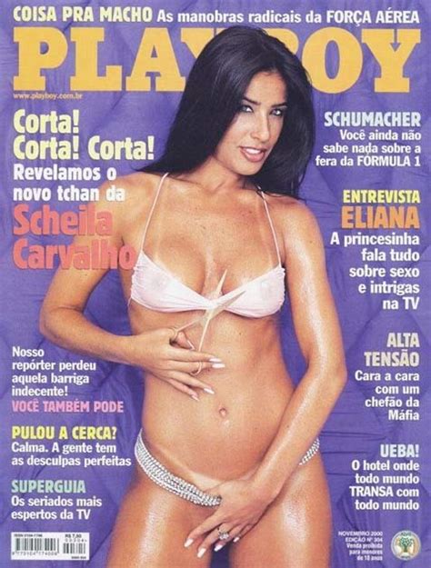 Nackte Scheila Carvalho In Playboy Magazine Brasil