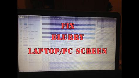 How To Fix Blur Or Double Colour Pc Laptop Screen Youtube