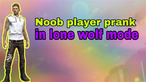 Noob Player Prank Free Fire Pro Random Player Noob Prank Prank Video In