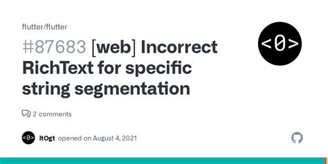 Web Incorrect RichText For Specific String Segmentation Issue