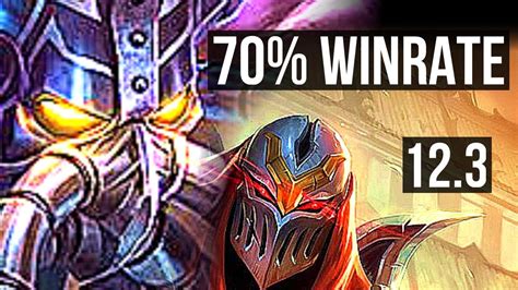 KASSADIN Vs ZED MID 70 Winrate 7 Solo Kills Dominating EUW