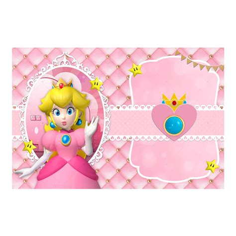 Princess Peach Invitation