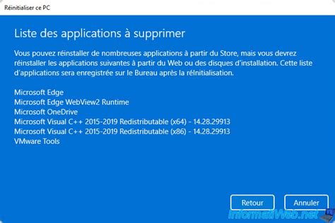 Réinitialiser son PC sous Windows 11 pour réinstaller Windows en